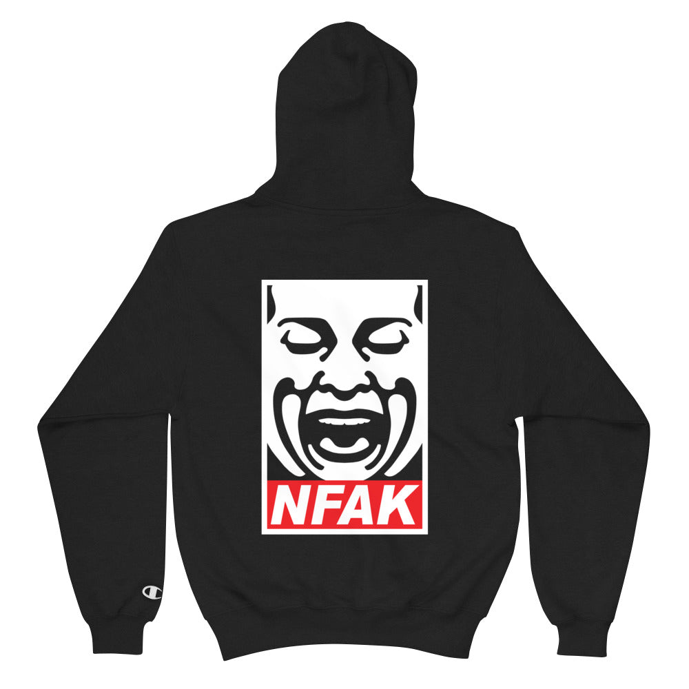 VYBE - NFAK ICON - CHAMPION - BLACK HOODIE